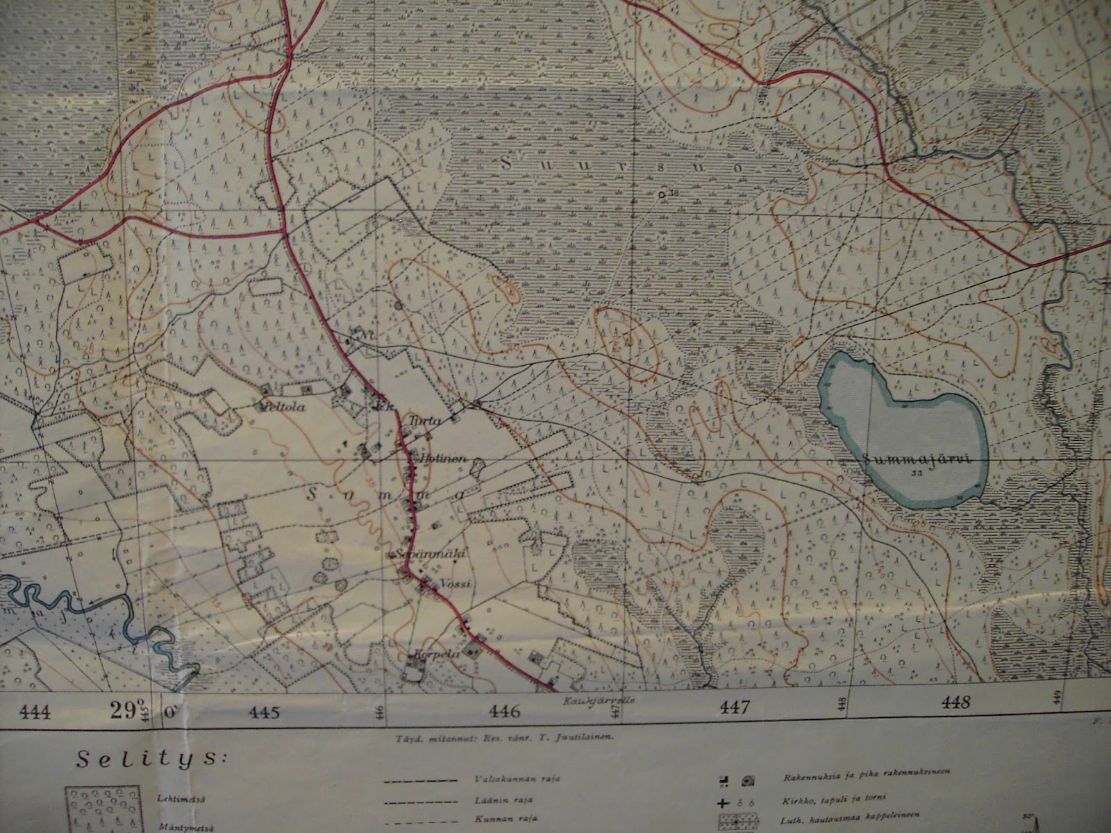 Sotiemme kartat: Summan kartta