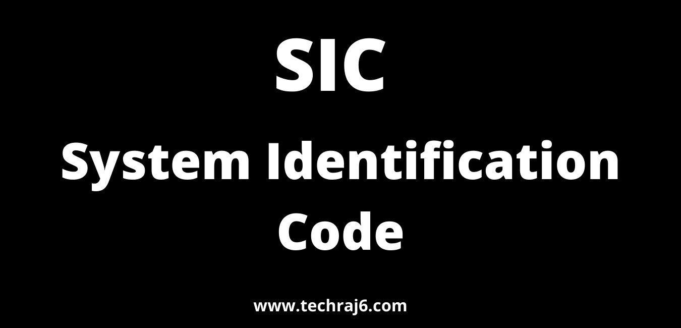 SIC full form, What is the full form of SIC