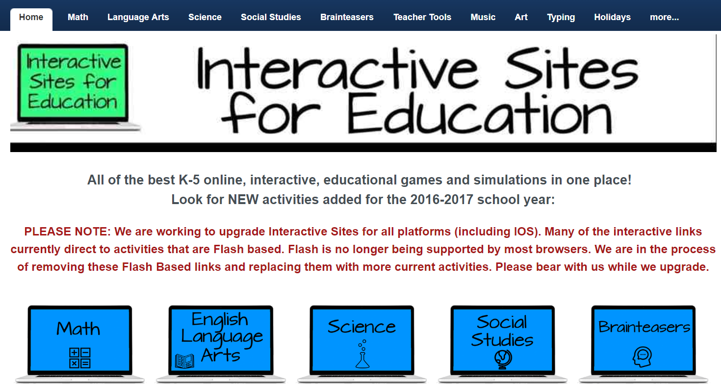 Top 6 Free Interactive Websites to Find Various Lessons for K-12 ...