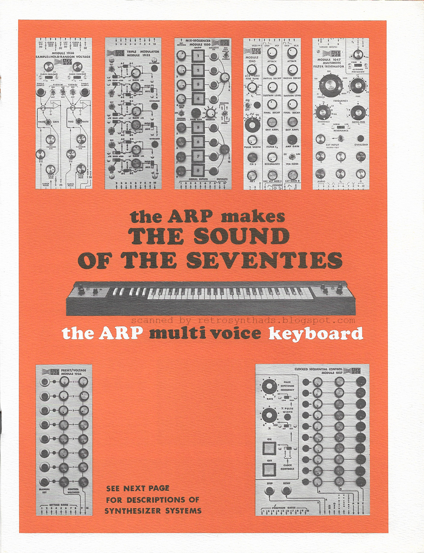 Retro Synth Ads: ARP 2500 modular "The ARP electronic music synthesizer ...