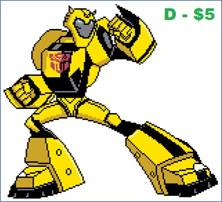 EASY PATTERNS: Transformers cross-stitch pattern