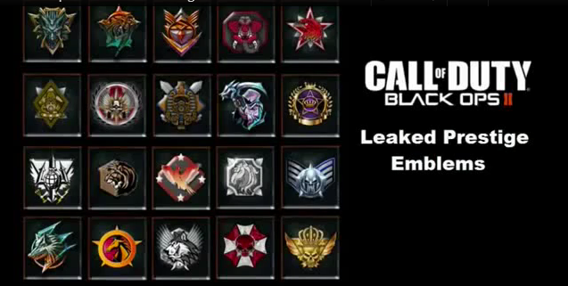 Akira's Mest Up Brain: Possible Call of Duty: Black Ops 2 Prestige Emblems