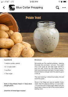 Blue Collar Prepping: DIY Potato Yeast Pt 1