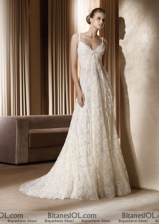 free knitting pattern: wedding dress models