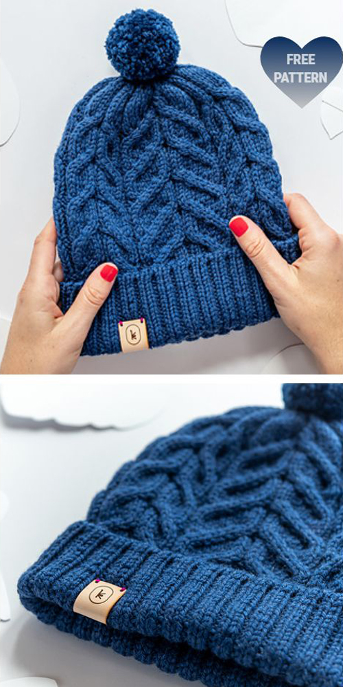 Amazing Knitting: Knit Unisex October Hat - Free Knitting Pattern