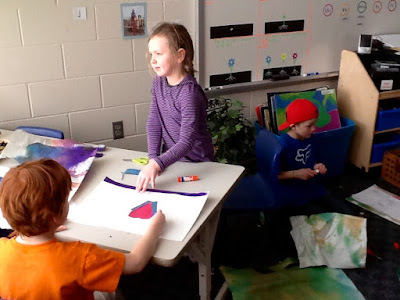 In Through the Out Door: Eric Carle Inspired Art--Part One