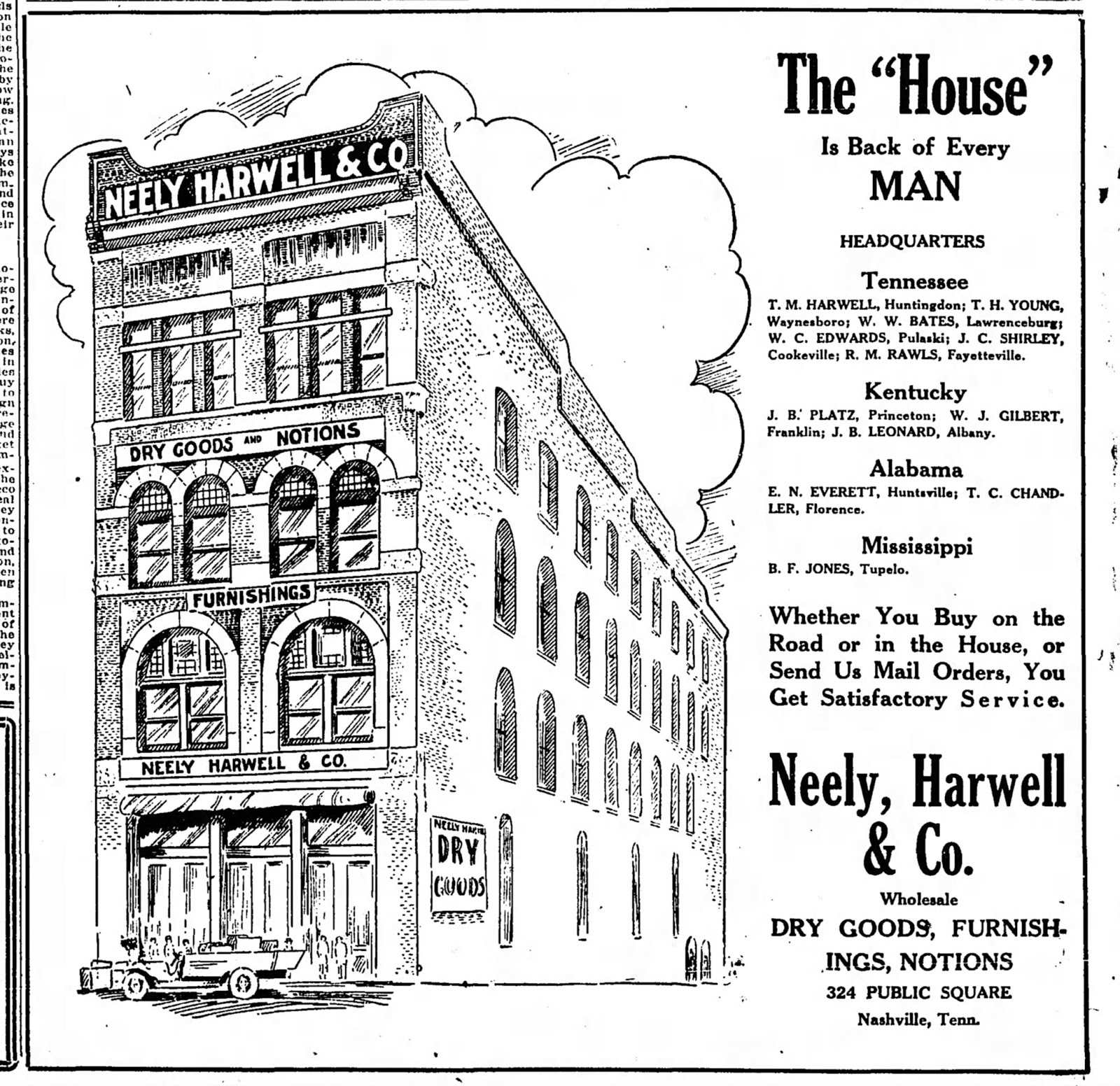 Nashville History: Neely Harwell & Co.