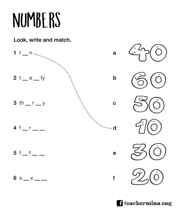 Teachermina: [activity] numbers