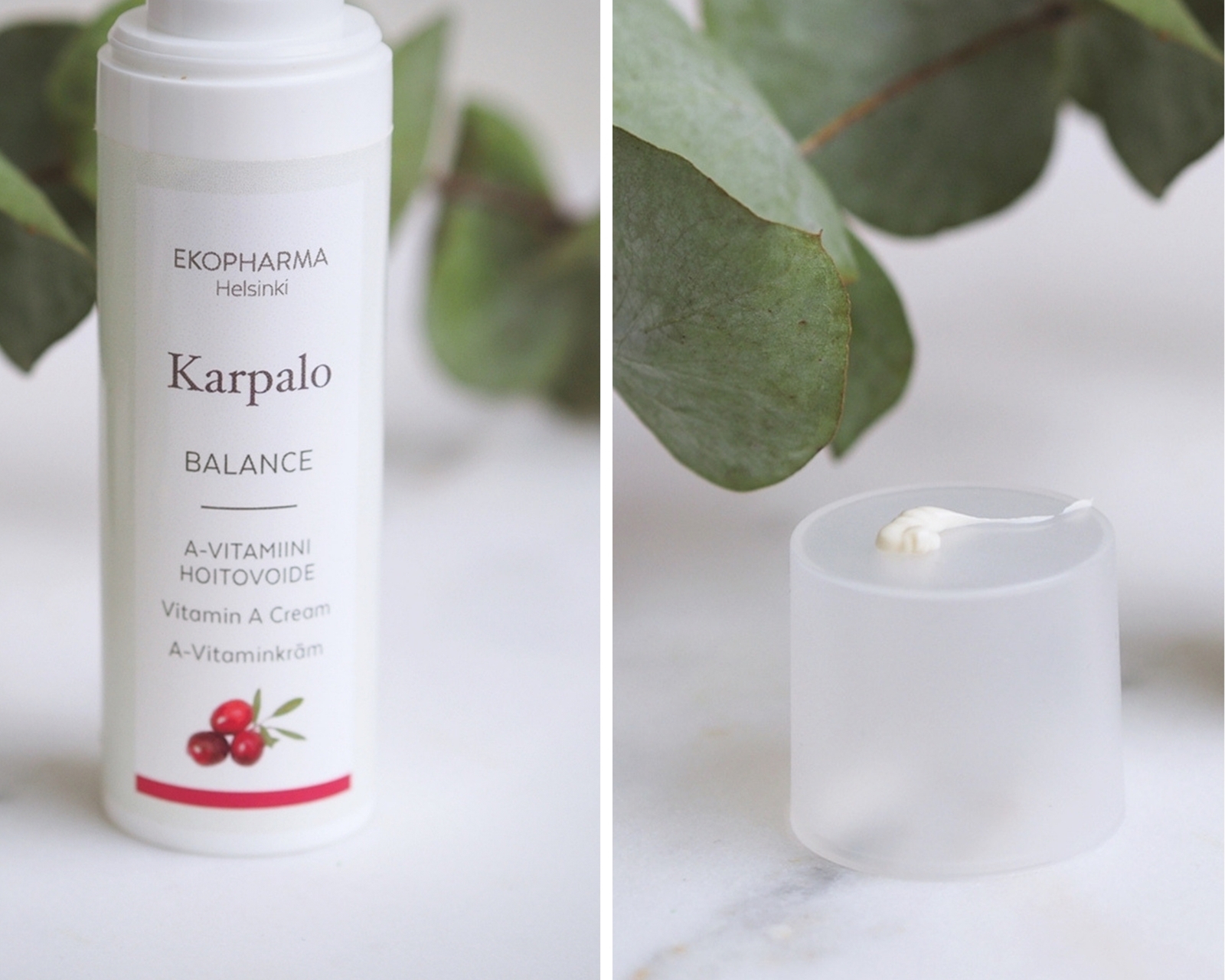 A-vitamiinista apu akneen & Ekopharman Karpalo-linja tukena ...