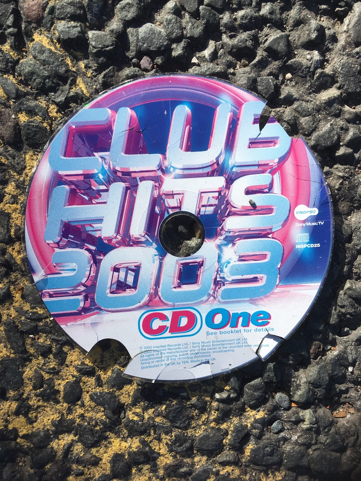 Abandoned CDs: 27/06/17: Club Hits 2003: CD One