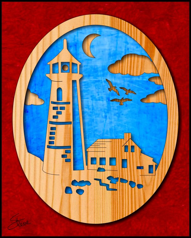 Scrollsaw Workshop: Lighthouse Scroll Saw Pattern.