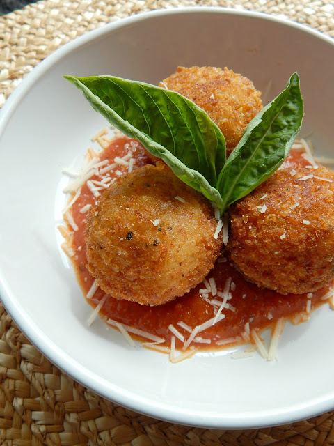 Fried Stuffed Rice Balls | Ally's Sweet & Savory Eats