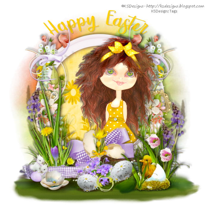 KSDesignz Tag Shares: Freebie Tag Share - Happy Easter KSD