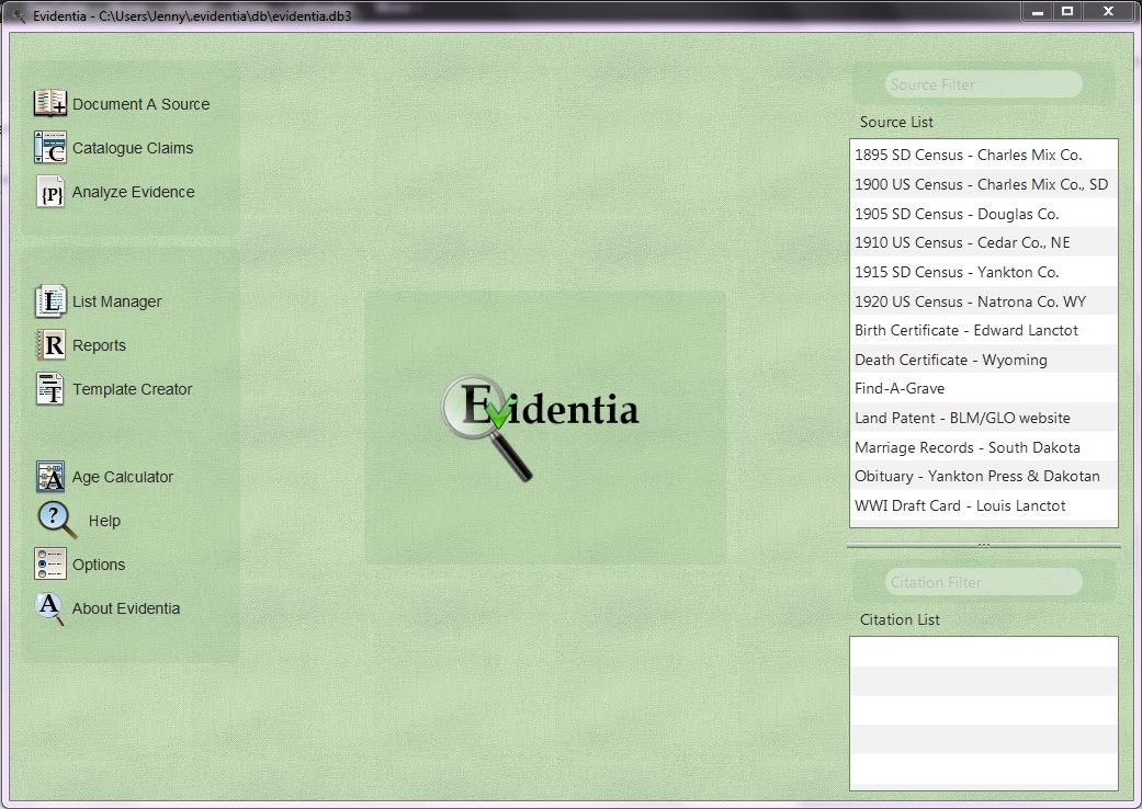 Are My Roots Showing?: Software Review: Evidentia