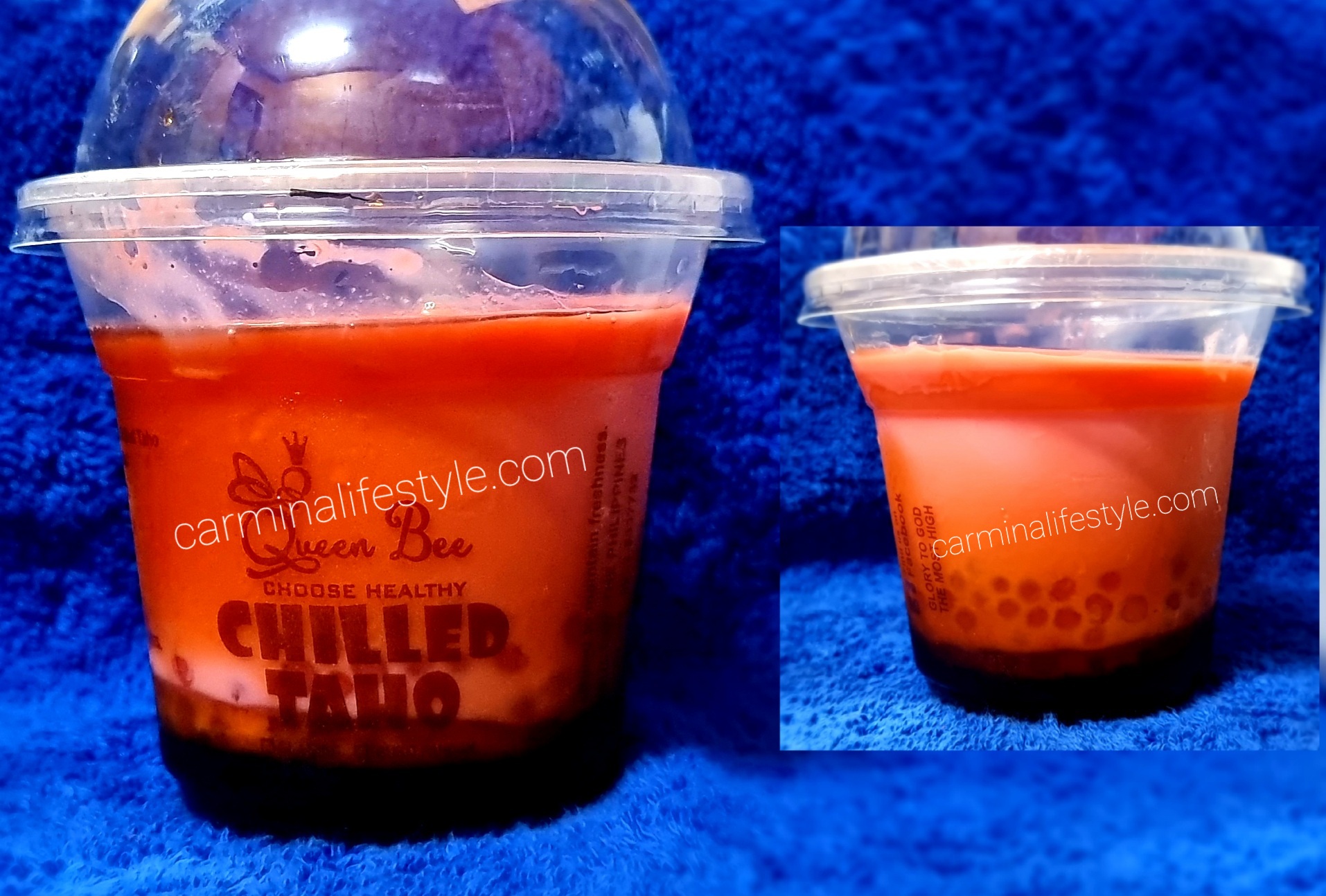 Chilled Classic Taho and Chilled Taho Strawberry from Queen Bee