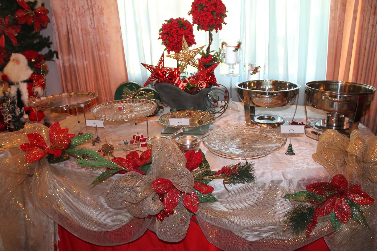 Christmas Buffet Tablescape ~ The Art of Events