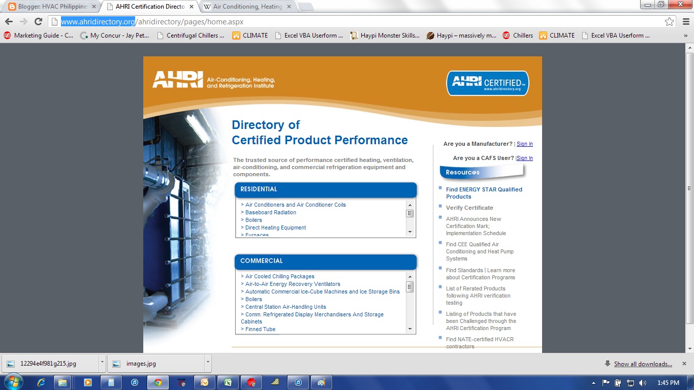 The AHRI Directory.... What is it for?