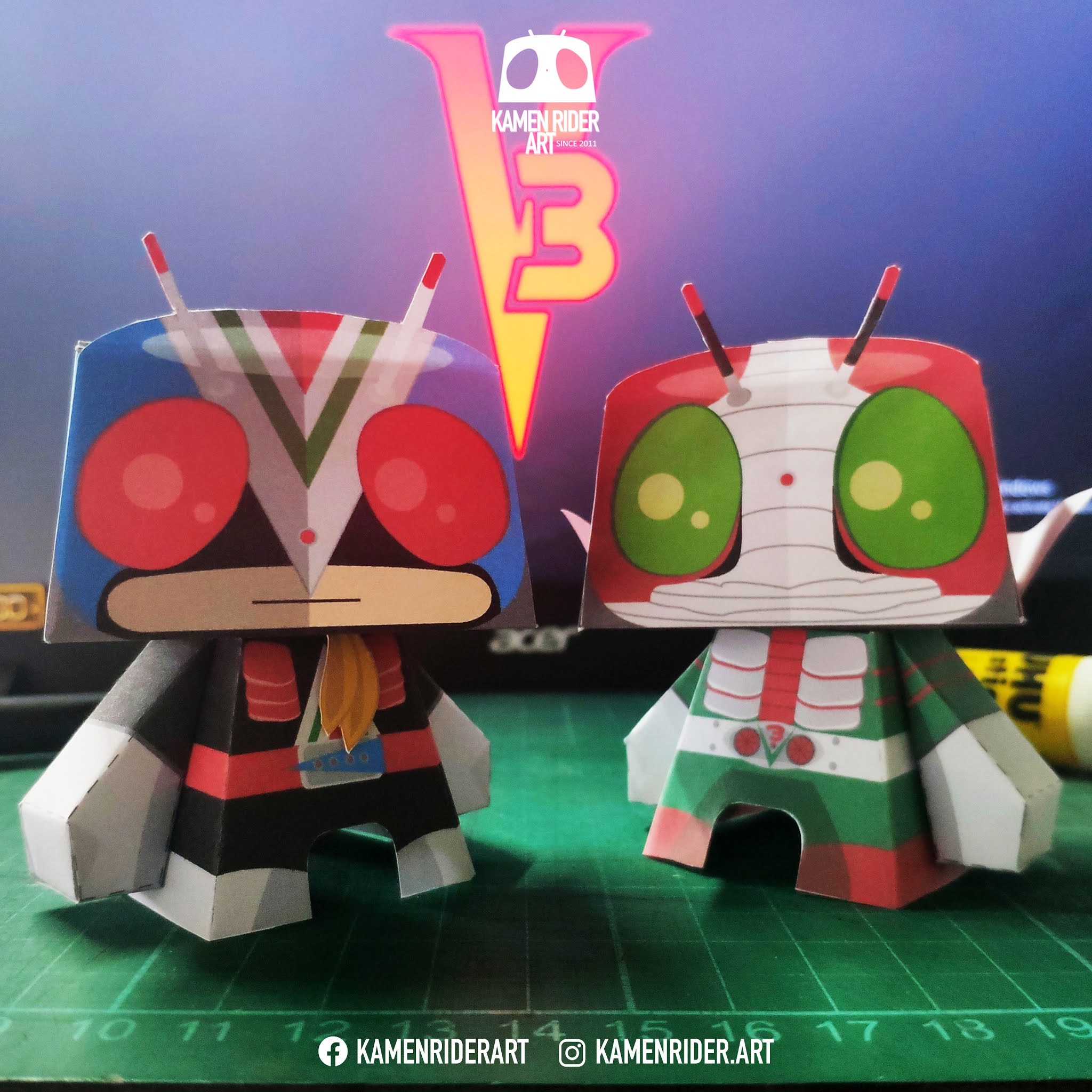 Paper Toy Factory: Kamen Rider Riderman Papercraft