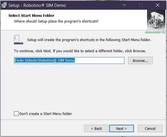 Instalación de Robotino SIM Demo
