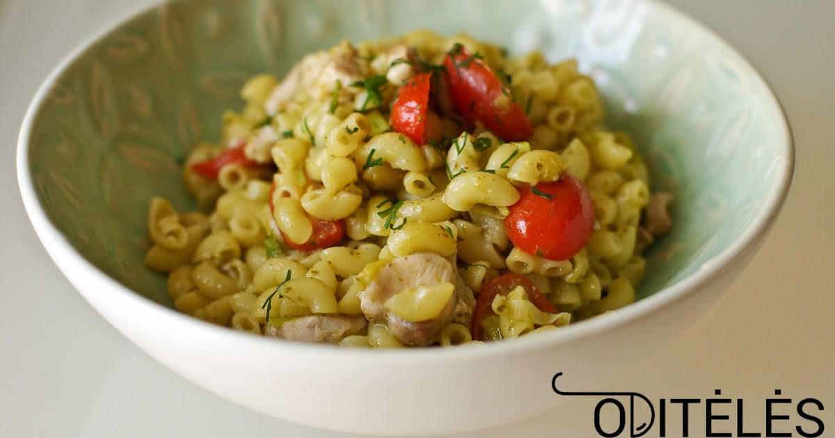 Oditėlės blogas: TROŠKINTA TRIUŠIENA SU MAKARONAIS IR PESTO PADAŽU