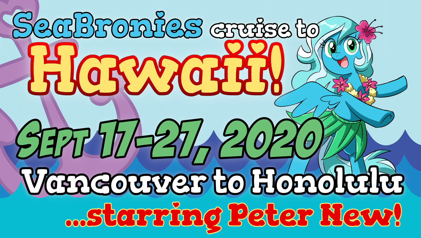 Equestria Daily - MLP Stuff!: SeaBronies announces Peter New for 2020 ...