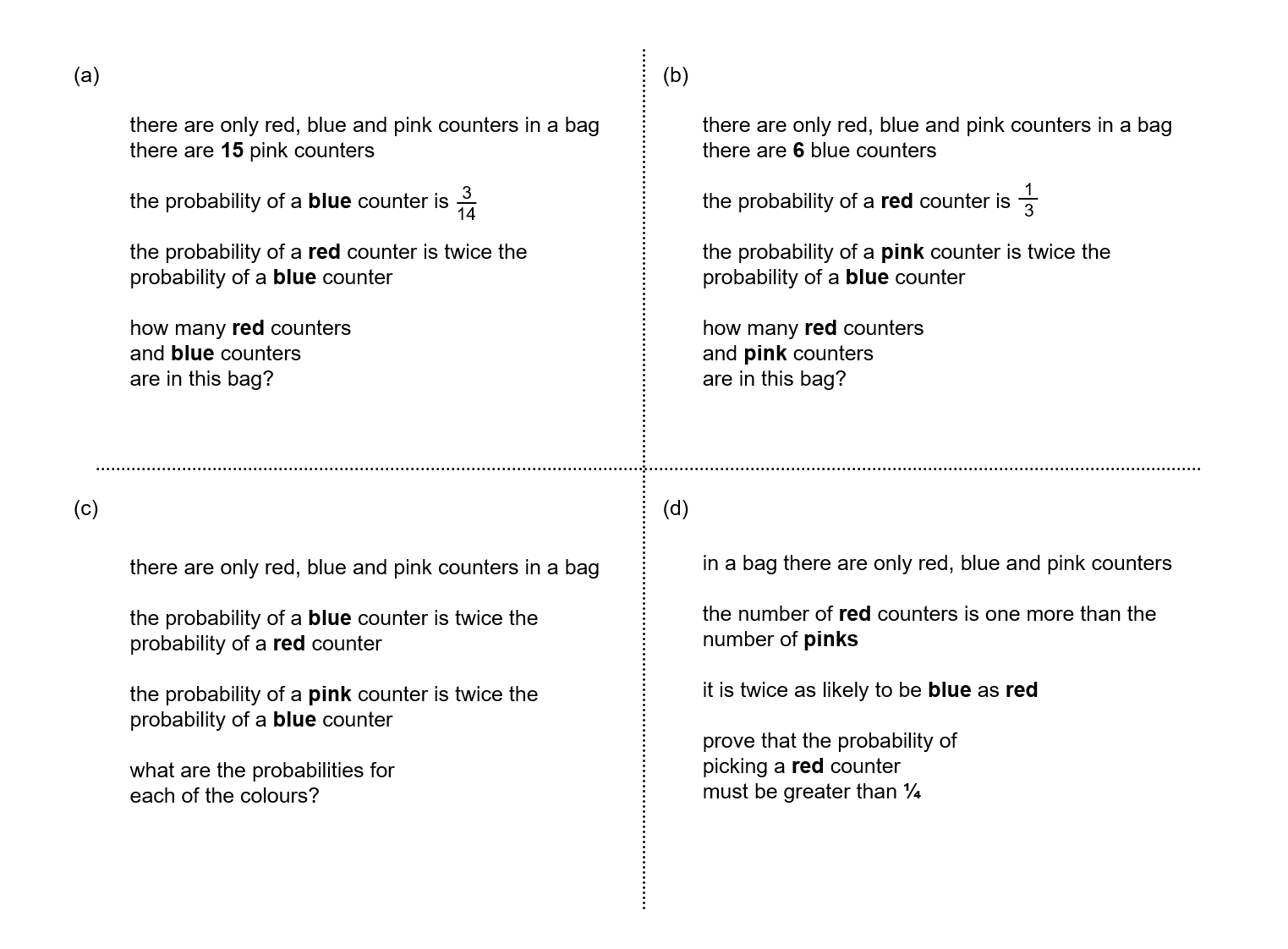 MEDIAN Don Steward mathematics teaching: past ks3 SAT questions on ...