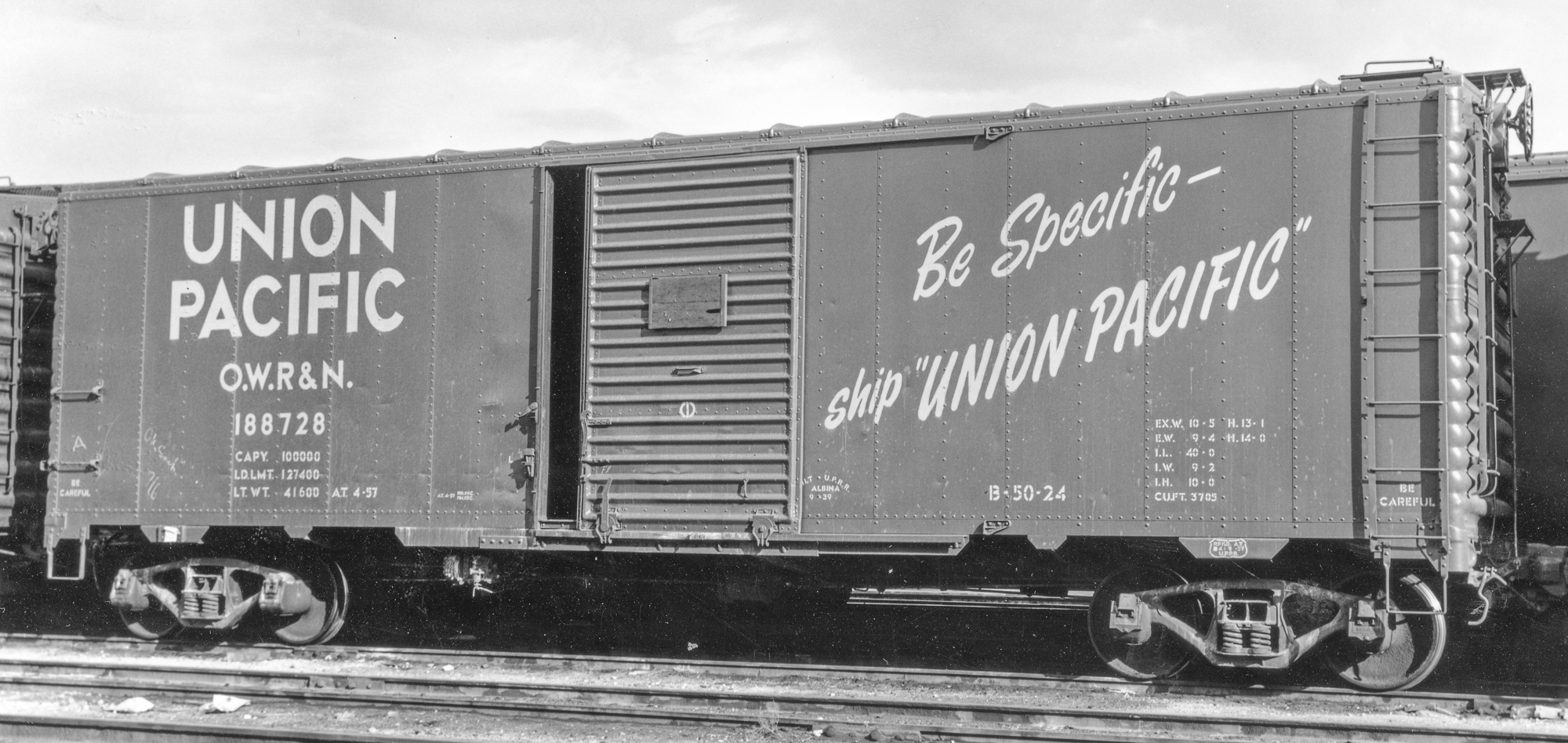 Prototype Railroad Topics: Union Pacific B-50-24