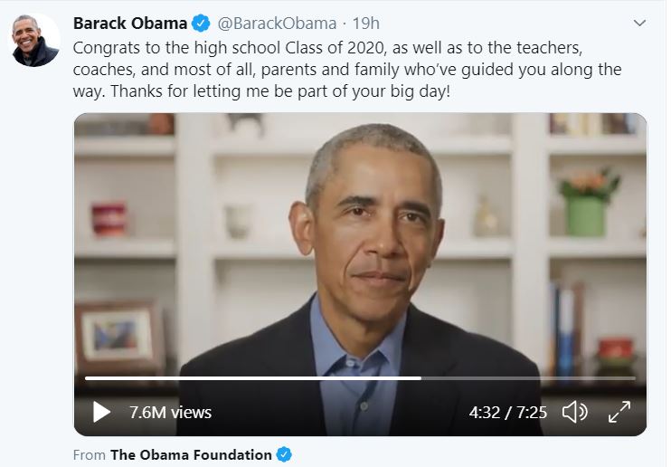 Mr. Yip's Virtual Classroom: Barack Obama Congratulations c/o 2020