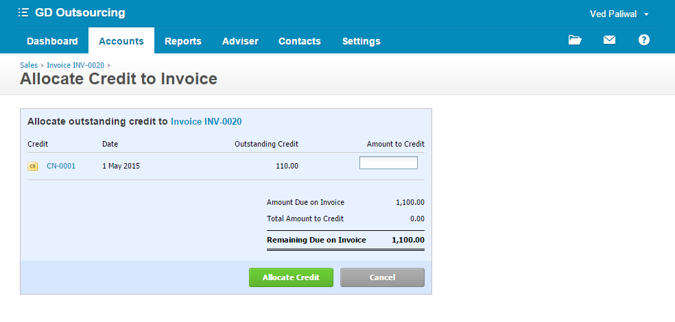 Xero Bookkeeping Tips & Tricks: How to connect old credit note to new ...