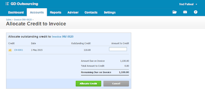 Xero Bookkeeping Tips & Tricks: How to connect old credit note to new ...