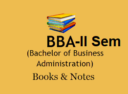 BBA -II Sem Notes - SP HighTech
