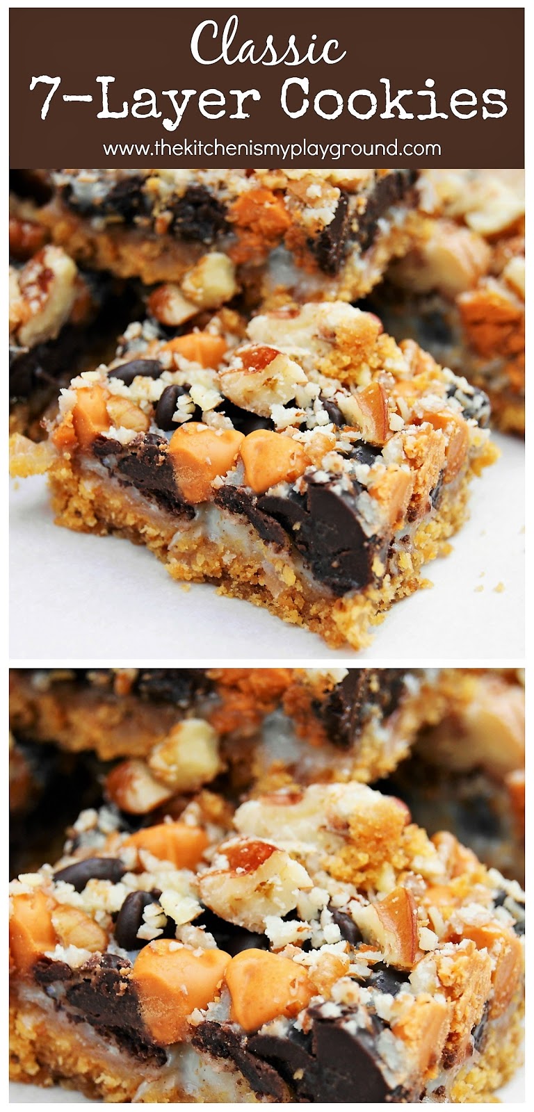 7 Layer Cookies | The Kitchen is My Playground