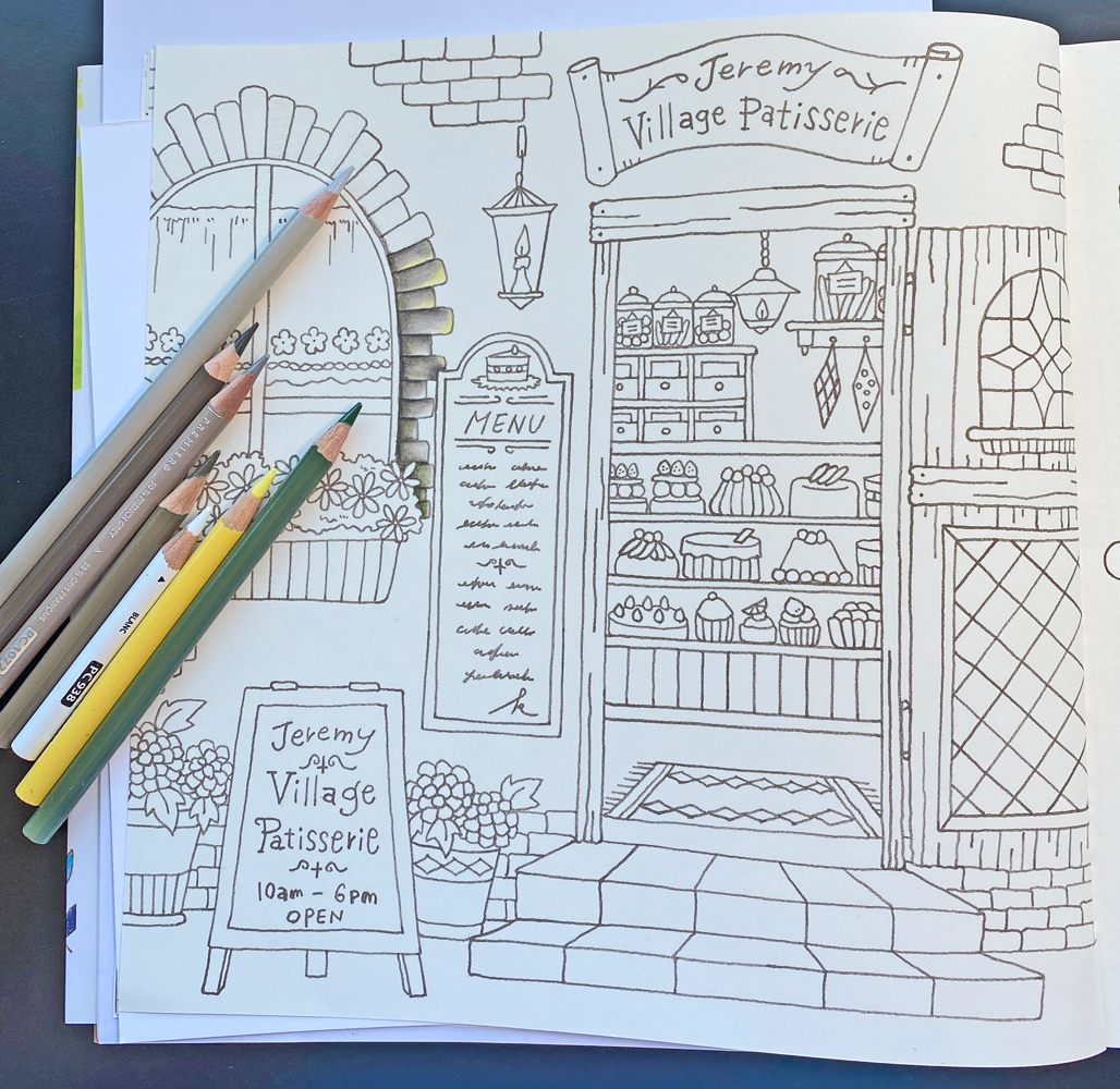 Scraps of Life: Coloring Therapy - Pastry Shop