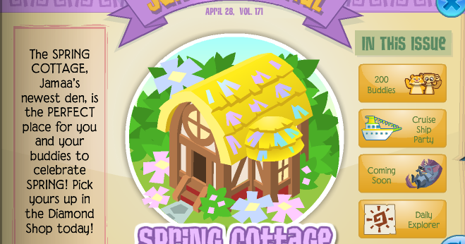 The Animal Jam Spring!: Spring Cottage Update