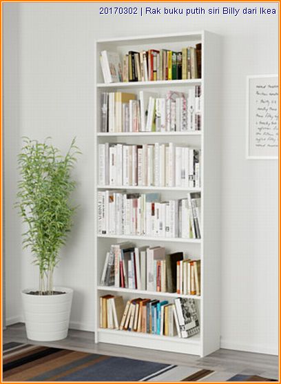 [t17c02] Terlebih Panjang Pula Rak Buku IKEA Billy ni...