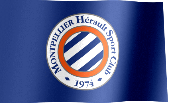 Montpellier HSC Fan Flag (GIF) - All Waving Flags