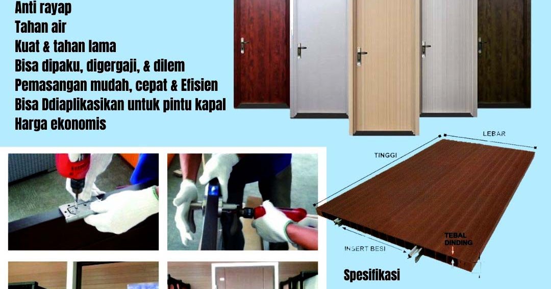 PINTU WPC DUMA | DUMA DOOR | PINTU ANTI AIR | PINTU KUAT TAHAN RAYAP ...