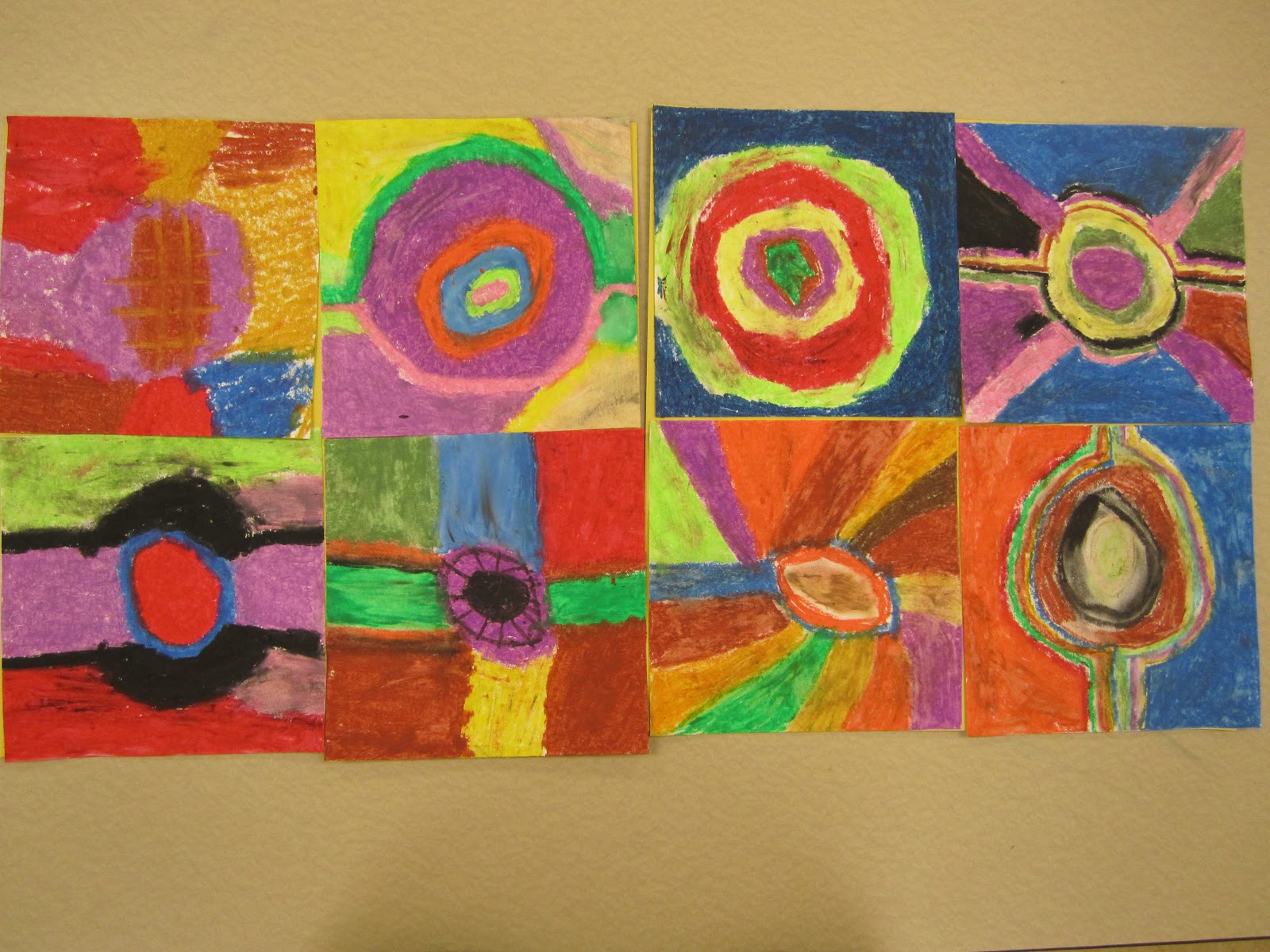 Think Create Art: Kandinsky Circles- 2nd Grade