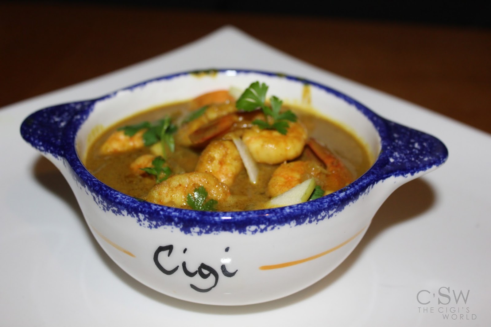 Cigis World Curry De Crevettes Au Lait De Coco De Cyril Lignac