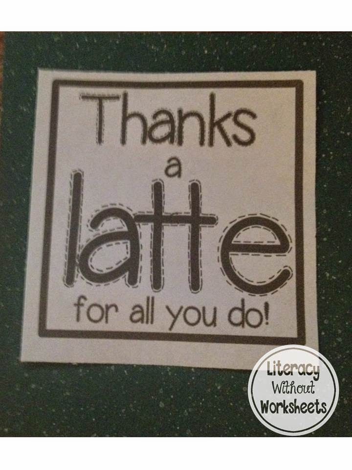 Show and Tell Tuesday Teacher Appreciation Freebies - Literacy Without ...