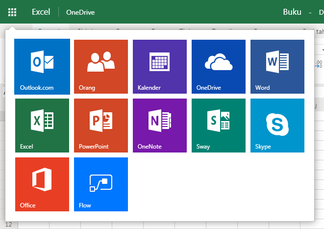 Excel Online, Aplikasi Excel Gratis dari Microsoft - Rumus Excel