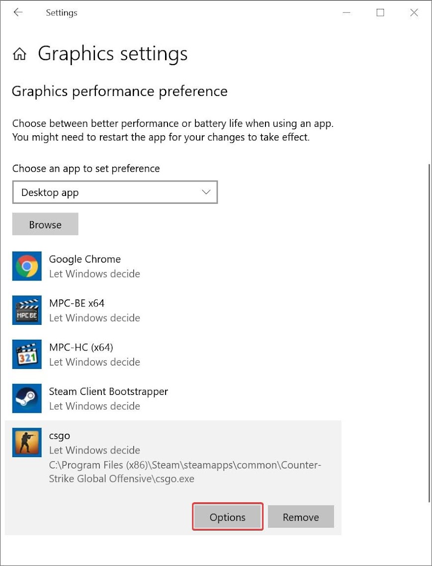 Windows 10 Settings for stability and performance
