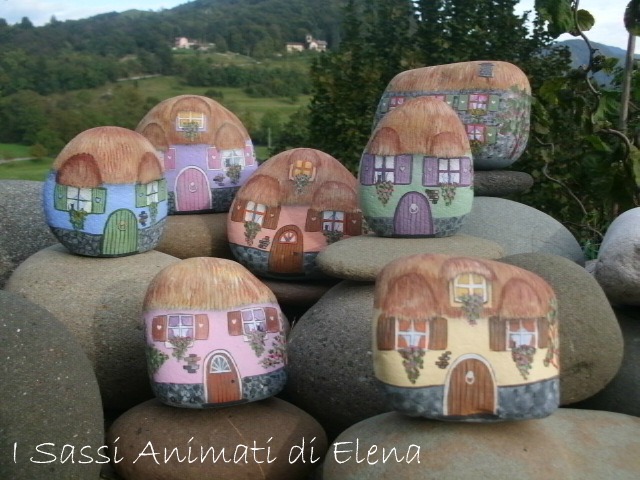 Elena Sanson Arte su Sasso: Il paese dei sassi dipinti.
