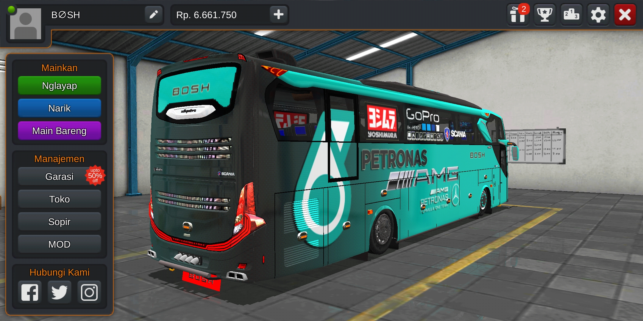Livery Bussid Mod Bis Scania - Bussid Lima Bintang