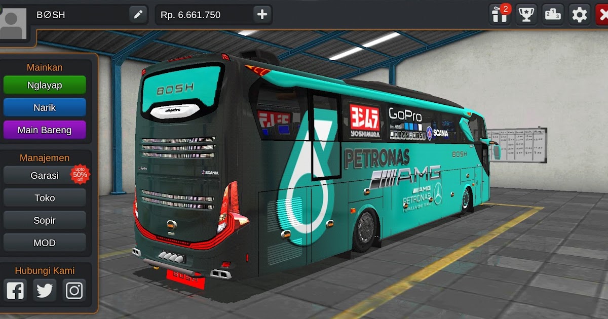 Livery Bussid Mod Bis Scania - Bussid Lima Bintang