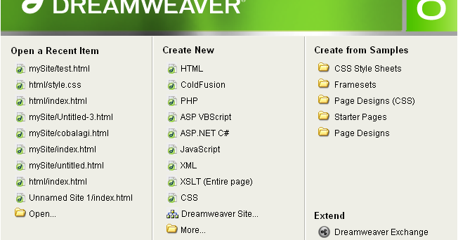 Pemrograman WEB: Cara Menggunakan Macromedia Dreamweaver 8
