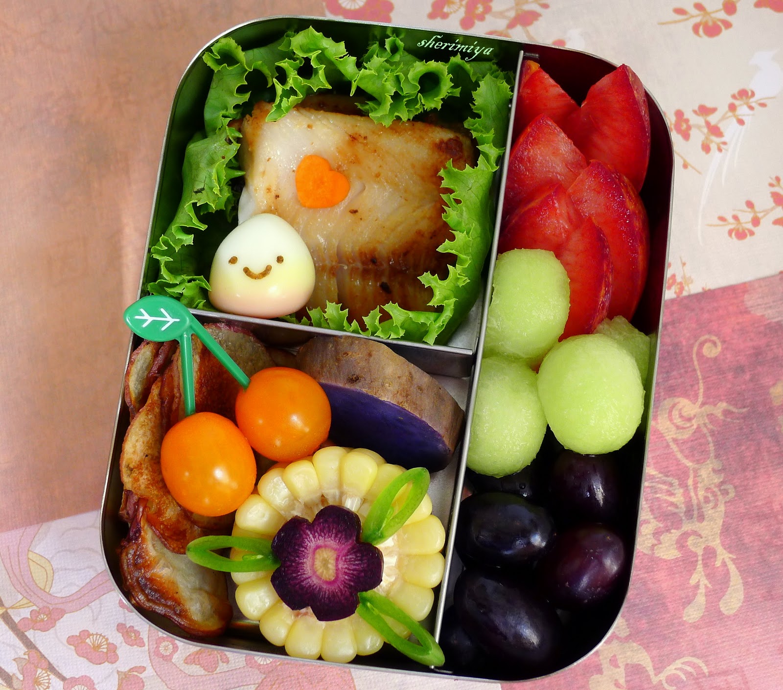 Happy Little Bento: Candy Corn Quail Egg Bento