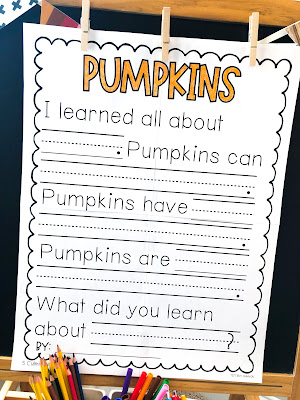 Main Topic and Key Details with Pumpkin Circle Interactive Read Aloud ...