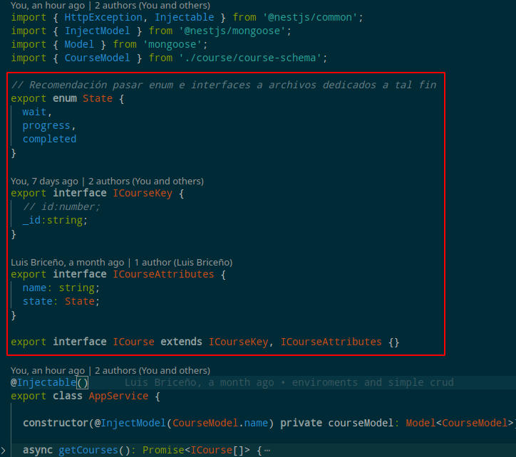 Estándar y buenas prácticas con NestJS Framework - DevNote