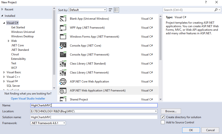 Net Highcharts With Aspnet Mvc Coreprogram